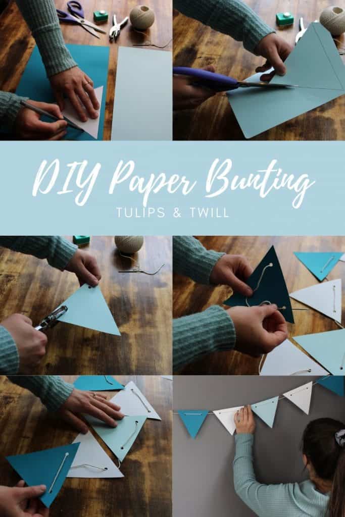 How to Make a Paper Bunting | DIY Party Decor - Tulips and Twill