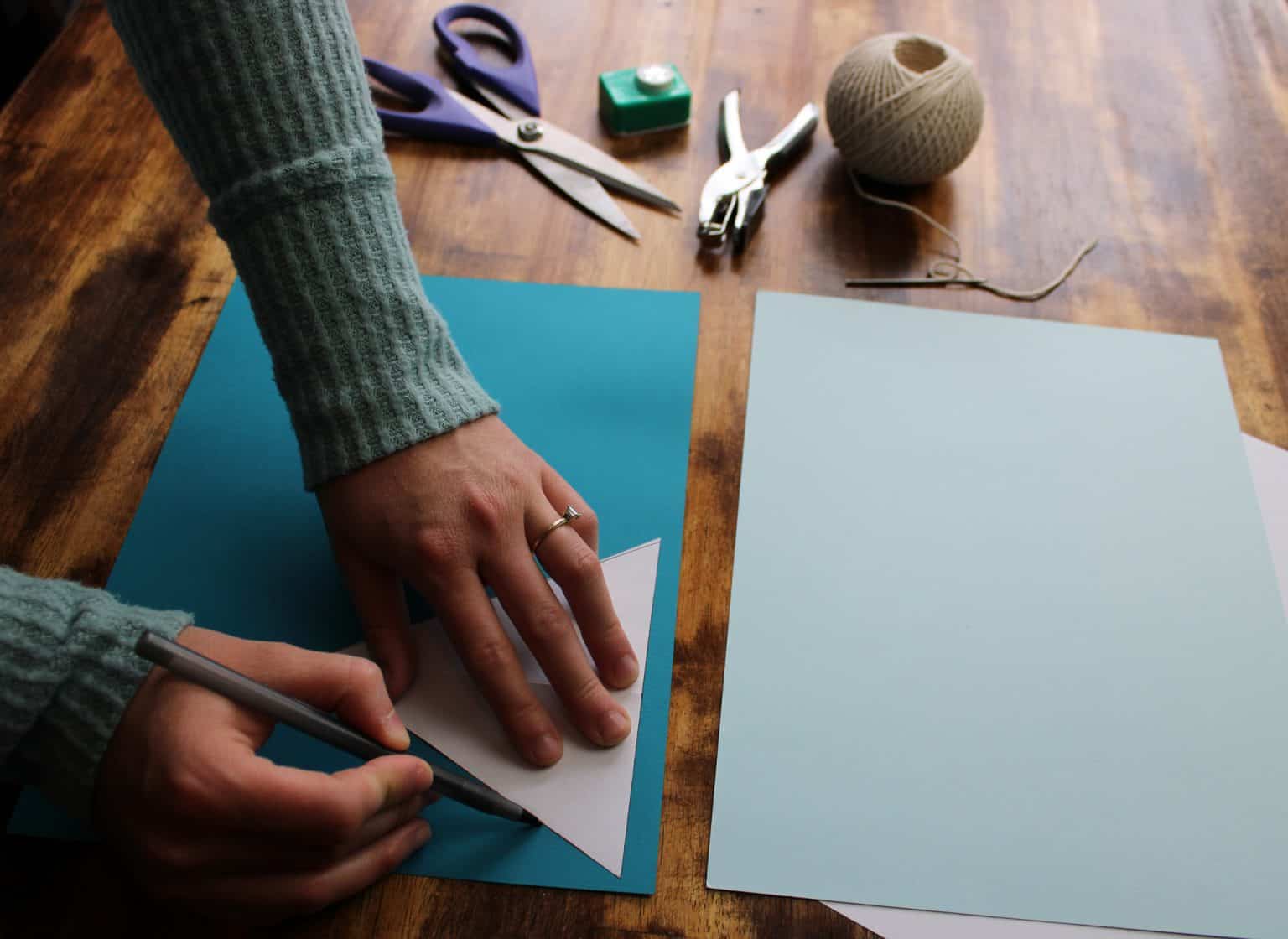 How to Make a Paper Bunting | DIY Party Decor - Tulips and Twill