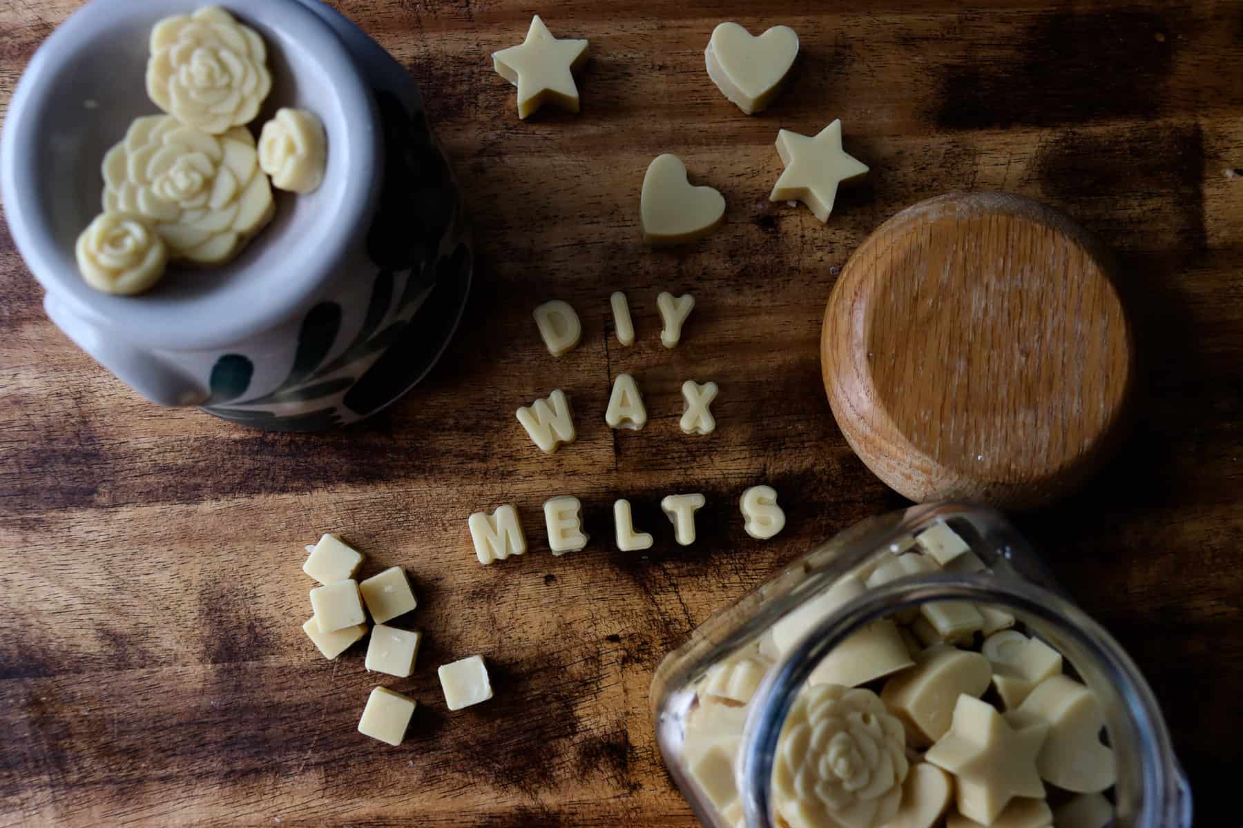 DIY Beeswax Letters - Tulips and Twill