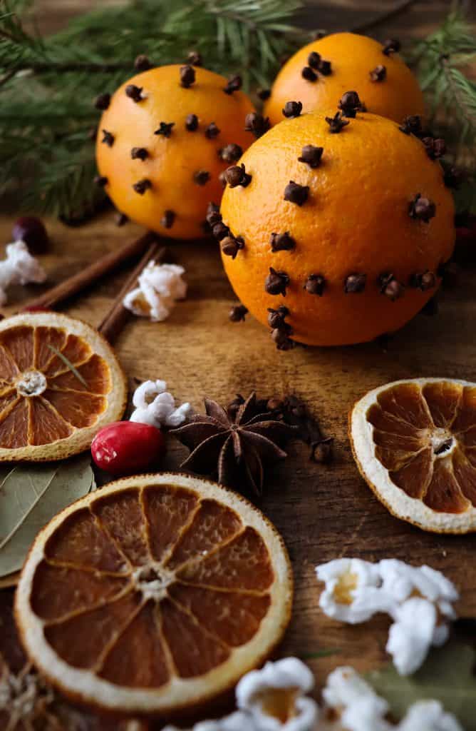 How to Make Orange Pomander Balls - Tulips and Twill