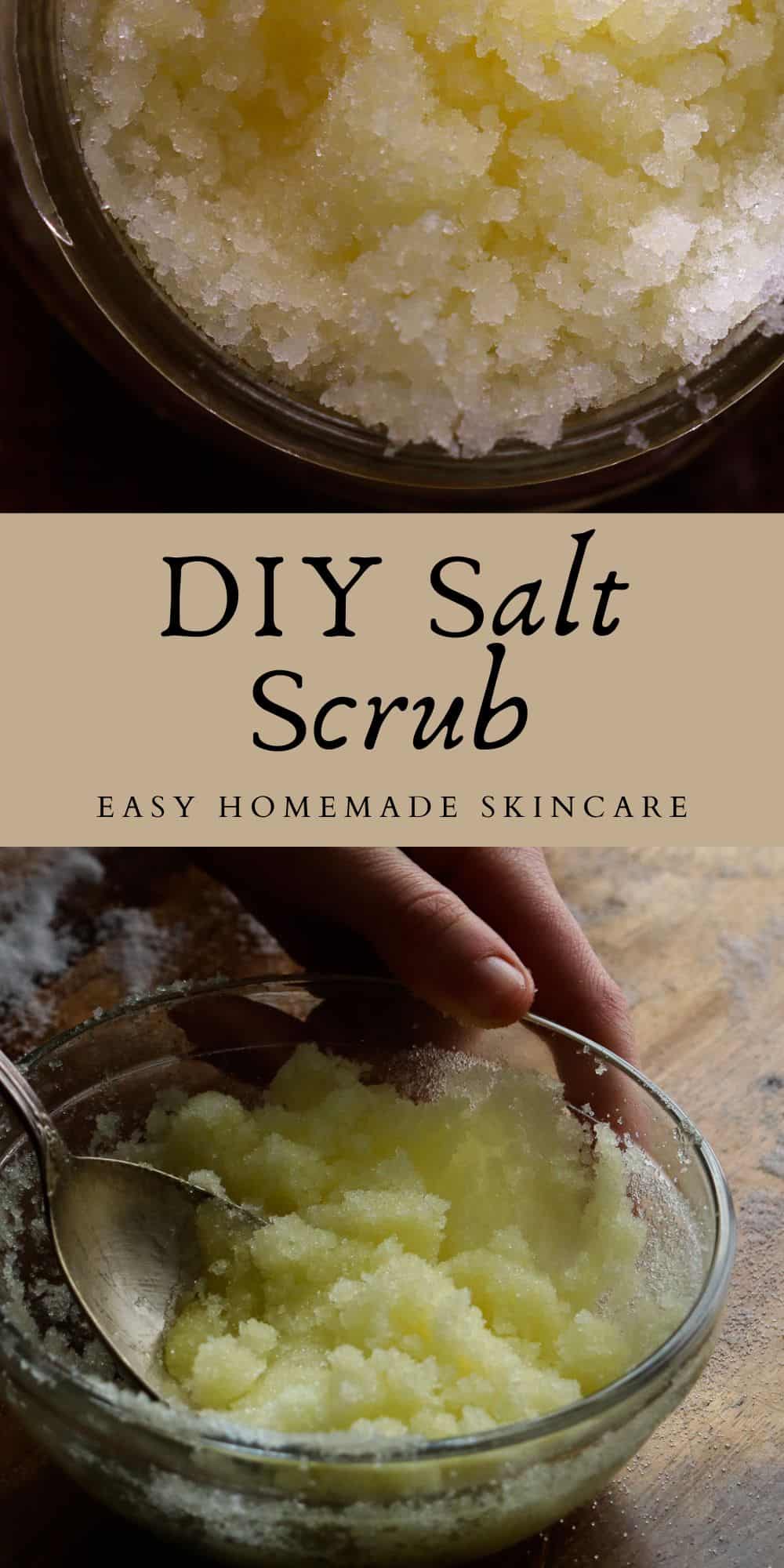 Homemade Salt Scrub - Tulips and Twill