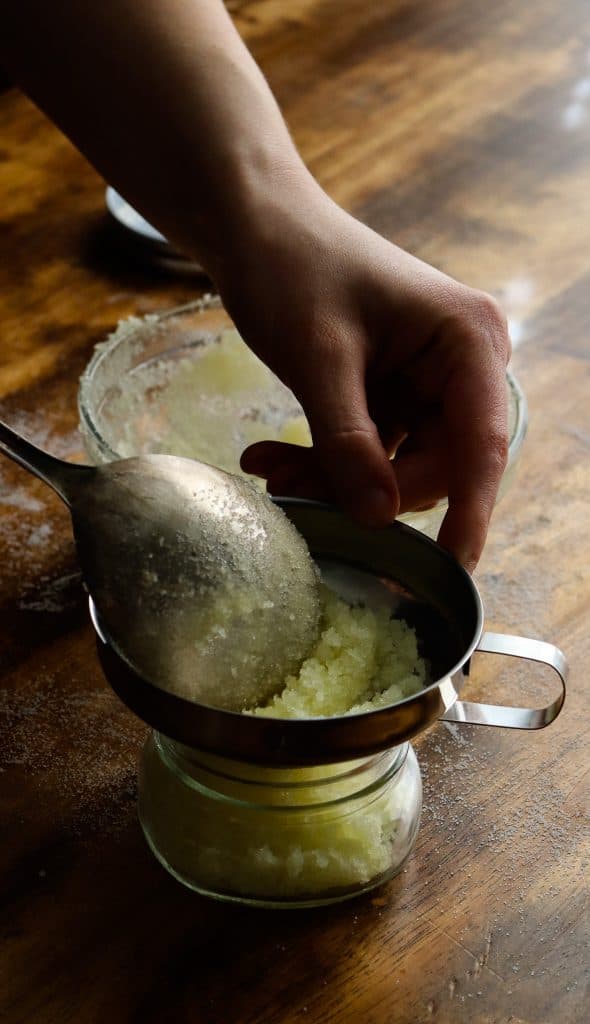 Homemade Salt Scrub - Tulips and Twill