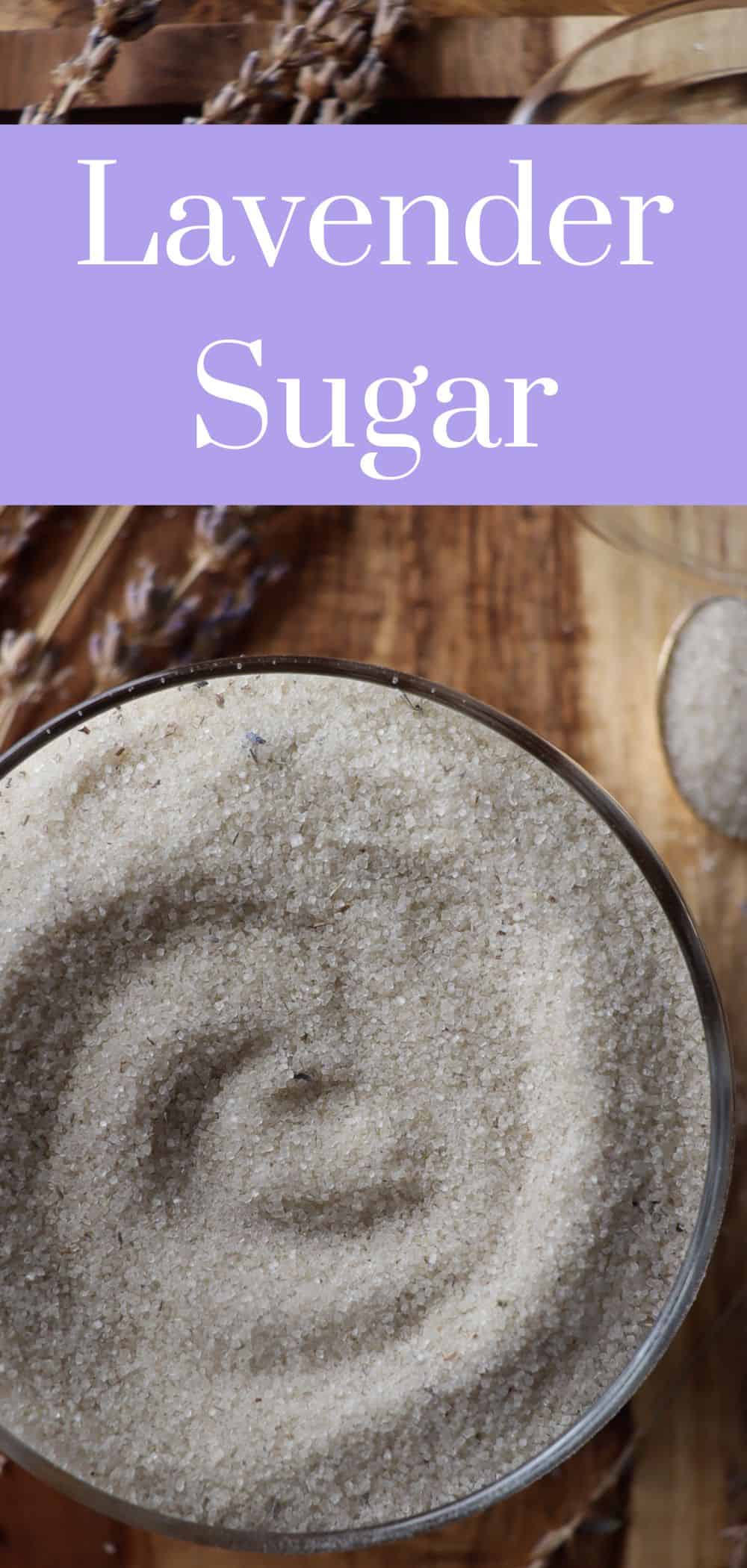 Lavender Sugar Recipe - Tulips and Twill