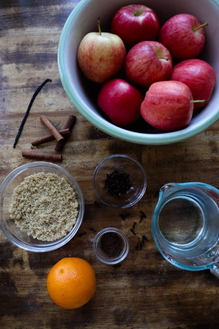 Slow Cooker Apple Cider From Scratch - Tulips and Twill