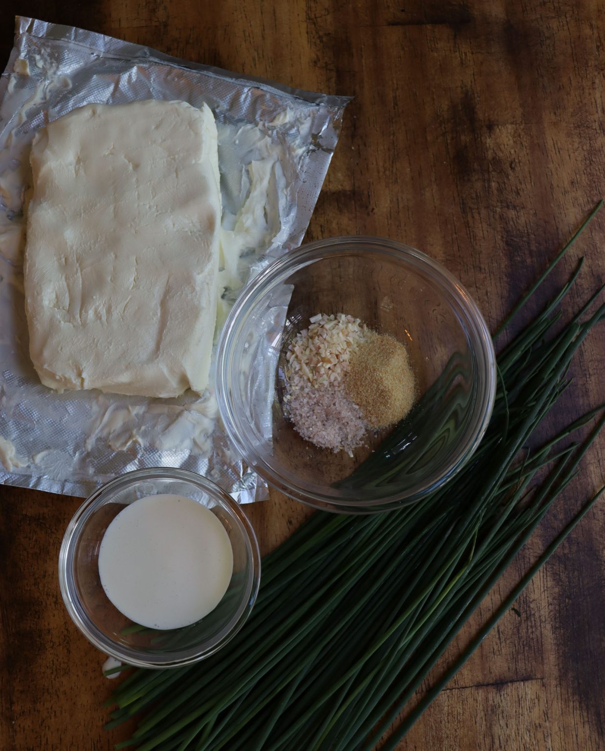 Chive and Onion Cream Cheese - Tulips and Twill