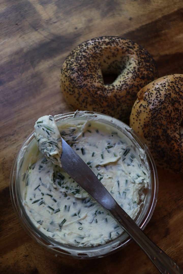 Chive and Onion Cream Cheese - Tulips and Twill